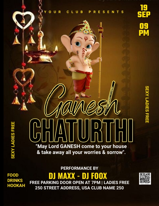 Ganesh chaturthi Template | PosterMyWall