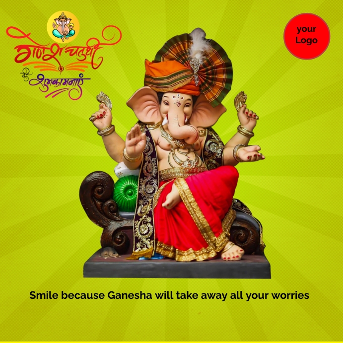 Plantilla de Ganesh chaturthi poster | PosterMyWall