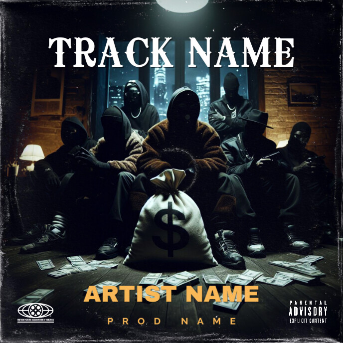 Gang money cover art Template | PosterMyWall