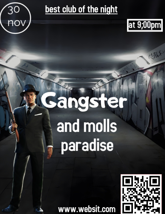 Gangster Template | PosterMyWall