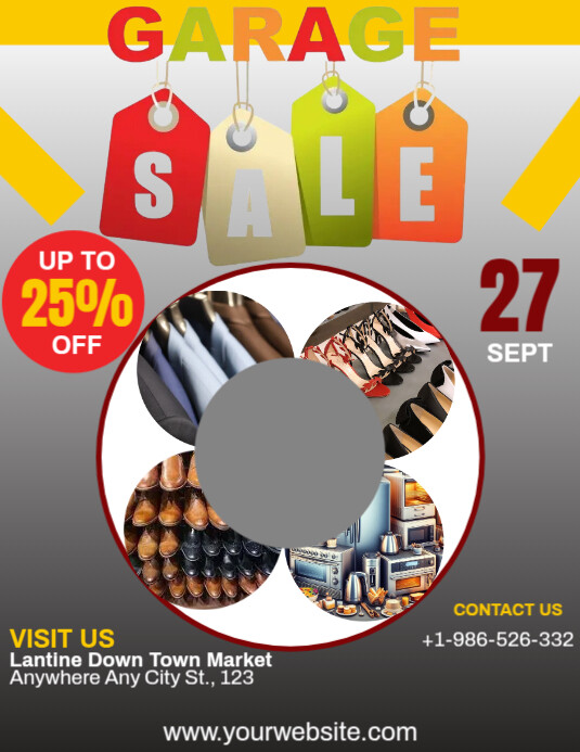 Garage Sale Ad Template | PosterMyWall