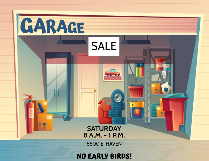 GARAGE SALE Template | PosterMyWall
