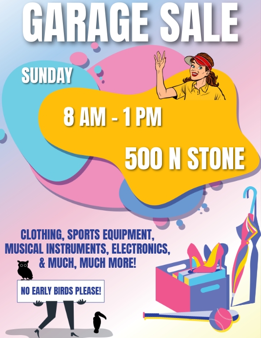 GARAGE SALE Template | PosterMyWall