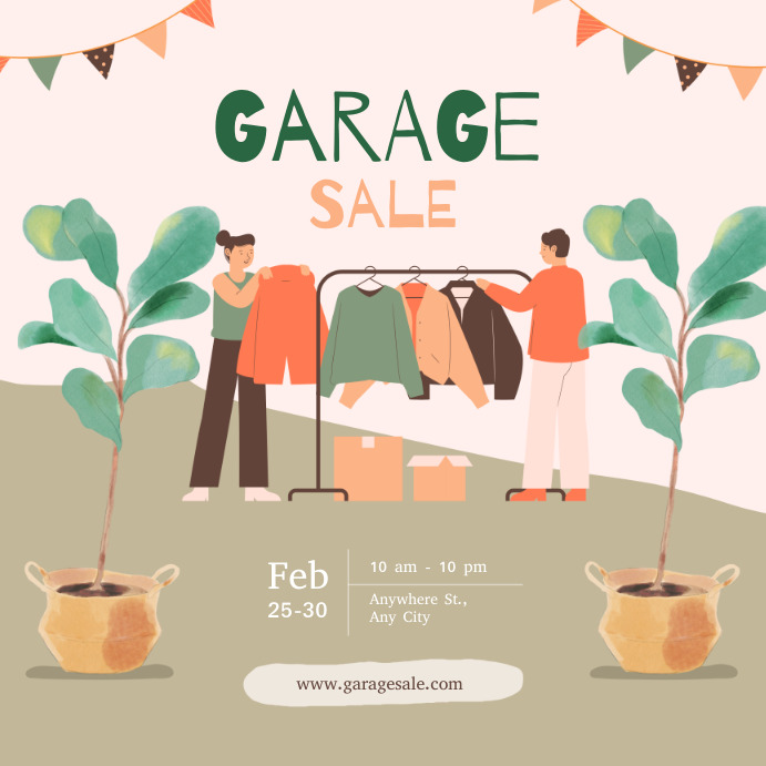 Garage Sale Template | PosterMyWall