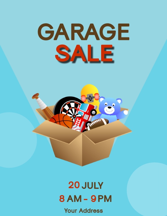 Garage Sale Flyer Template | PosterMyWall