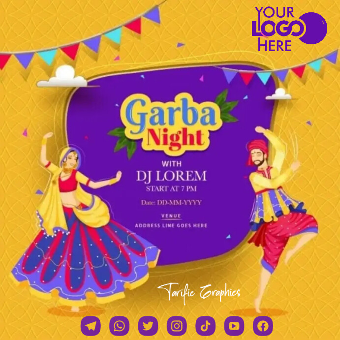 garba night Template | PosterMyWall