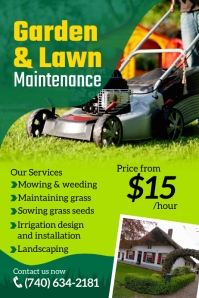 Lawn Service Poster Template | PosterMyWall