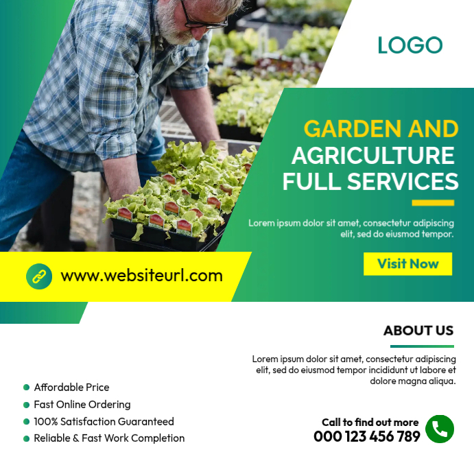 Copy of Garden And Agriculture Template | PosterMyWall