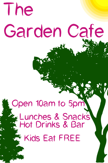 Garden Cafe Template | PosterMyWall