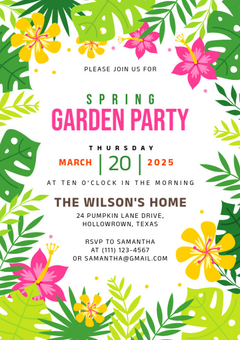 garden party Template | PosterMyWall