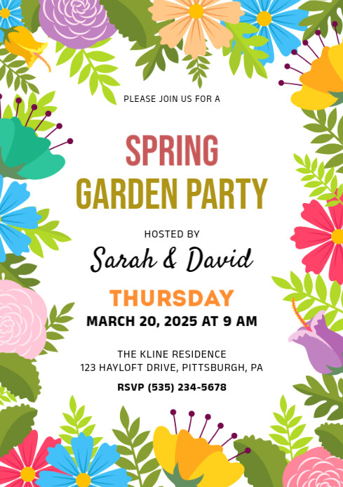 garden party Template | PosterMyWall