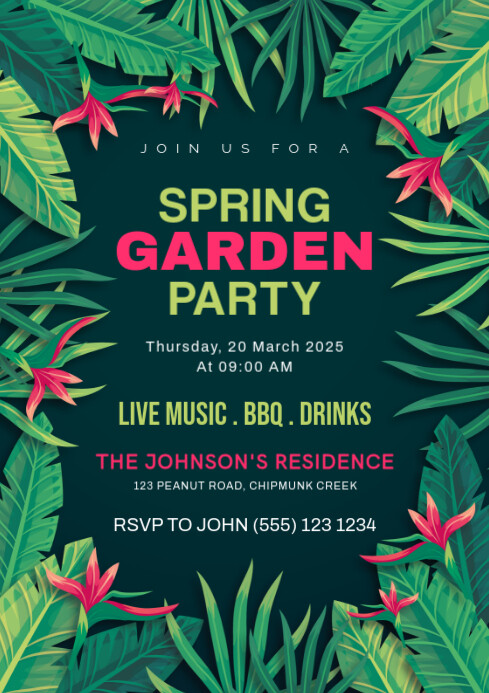 garden party Template | PosterMyWall