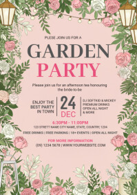 garden party flyer Template | PosterMyWall