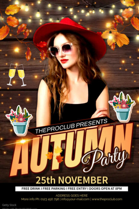 Garden Party poster Template | PosterMyWall