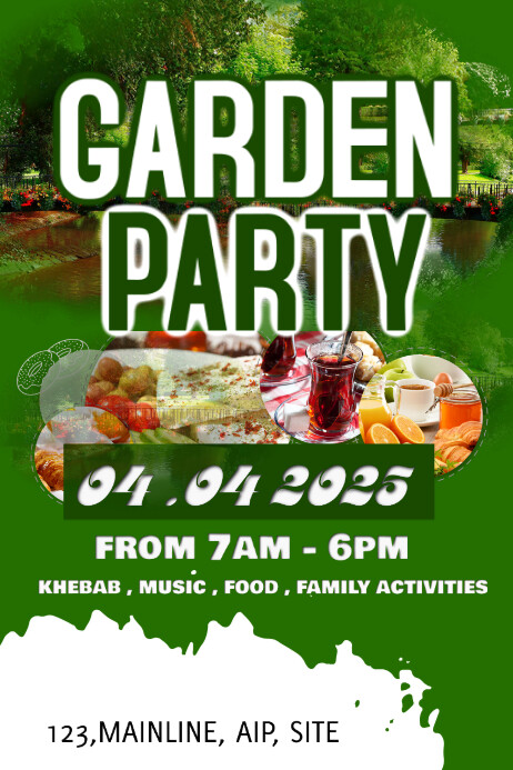 garden party template | PosterMyWall
