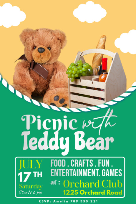 GARDEN PICNIC PARTY Template | PosterMyWall