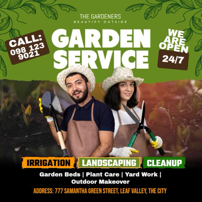Garden Services Ads Template | PosterMyWall