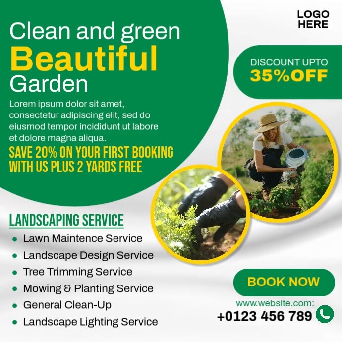 Gardening Ads Template | PosterMyWall