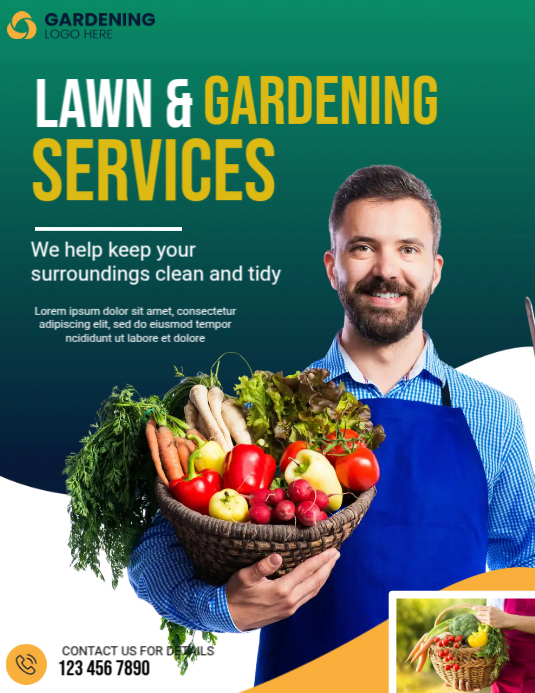 Gardening Services Template | PosterMyWall