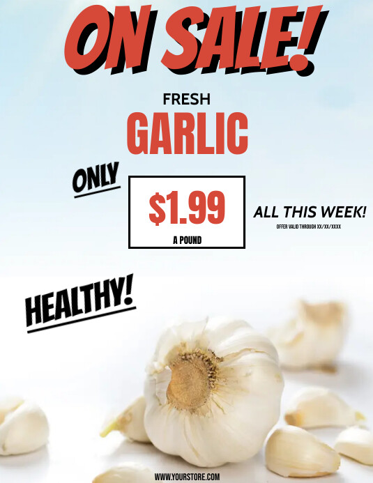Copy of GARLIC SALE | PosterMyWall