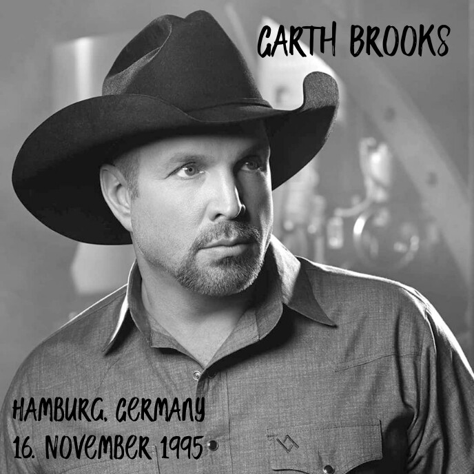 Garth Brooks 1995 Template | PosterMyWall