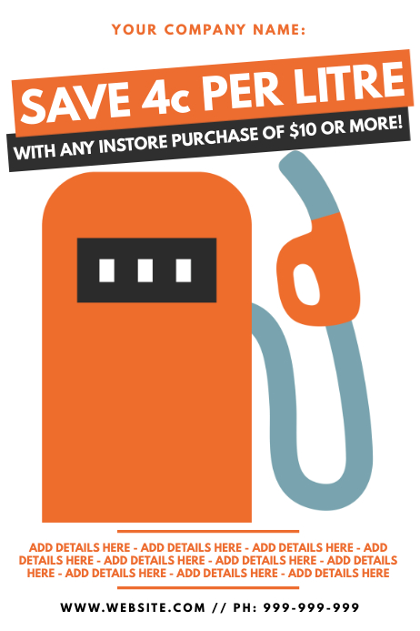 Copy of Gas Station Poster | PosterMyWall