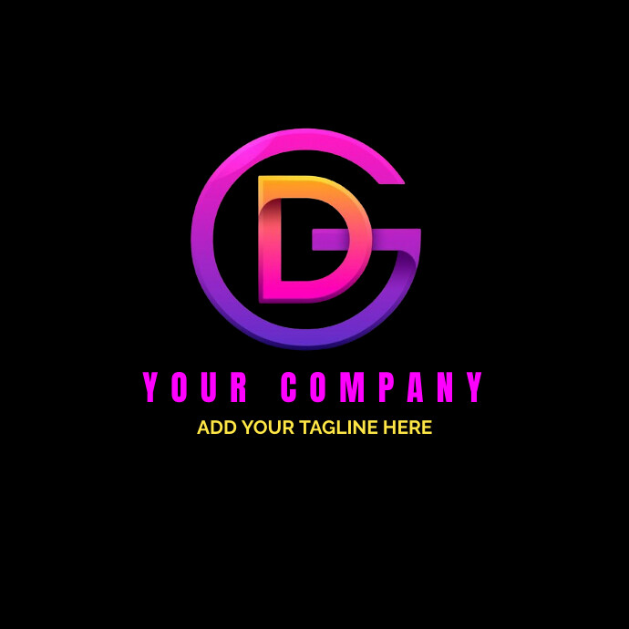 Modèle GD COMPANY LOGO TEMPALTS | PosterMyWall