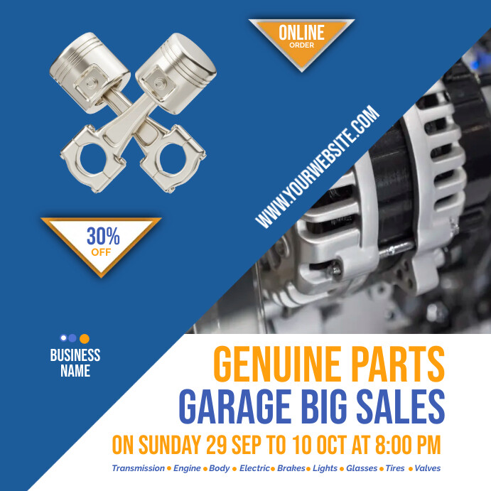 Garage Part Sales | PosterMyWall