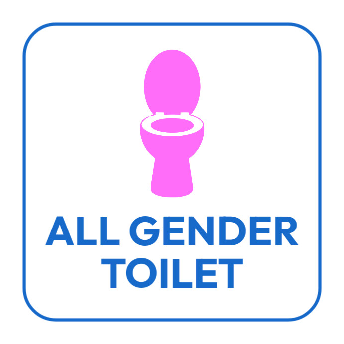 Gender inclusive restroom signs Template | PosterMyWall