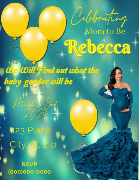 Gender Reveal Flyer Template | PosterMyWall