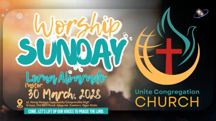 General Church Event Set Template | PosterMyWall