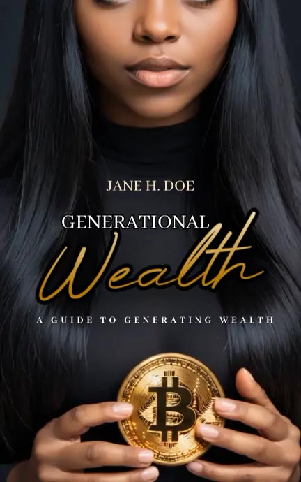 generate wealth, get rich money guide book co Template | PosterMyWall