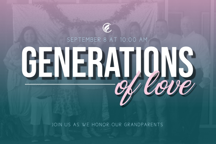 Plantilla de Generaciones de Amor | PosterMyWall