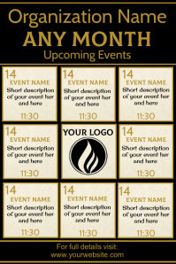 80,370+ business events calendar Customizable Design Templates ...