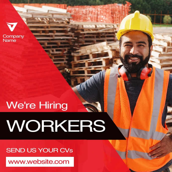 Copy of generic worker instagram post advertisement | PosterMyWall