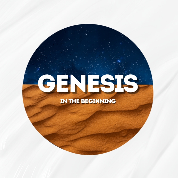 GENESIS BIBLE VERSE,SERMON TITLE Template | PosterMyWall