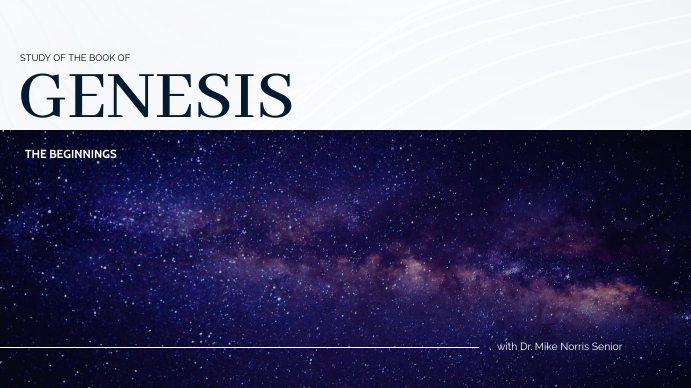 genesis book series church flyer Template | PosterMyWall