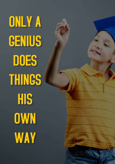Genius Template | PosterMyWall