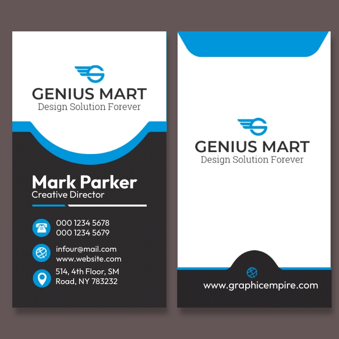 Genius Mart Design Card Template | PosterMyWall