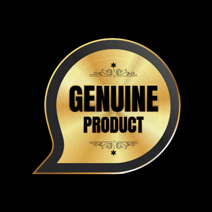 Genuine Product label Template | PosterMyWall
