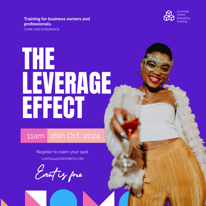 Copy of Geometric event poster | PosterMyWall