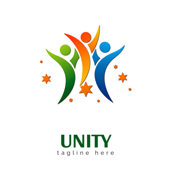 Copy of Geometric Modern Unity Logo | PosterMyWall