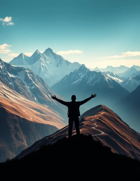 Plantilla de Geometric Mountain Air Adventure Template Design Flyer (us ...