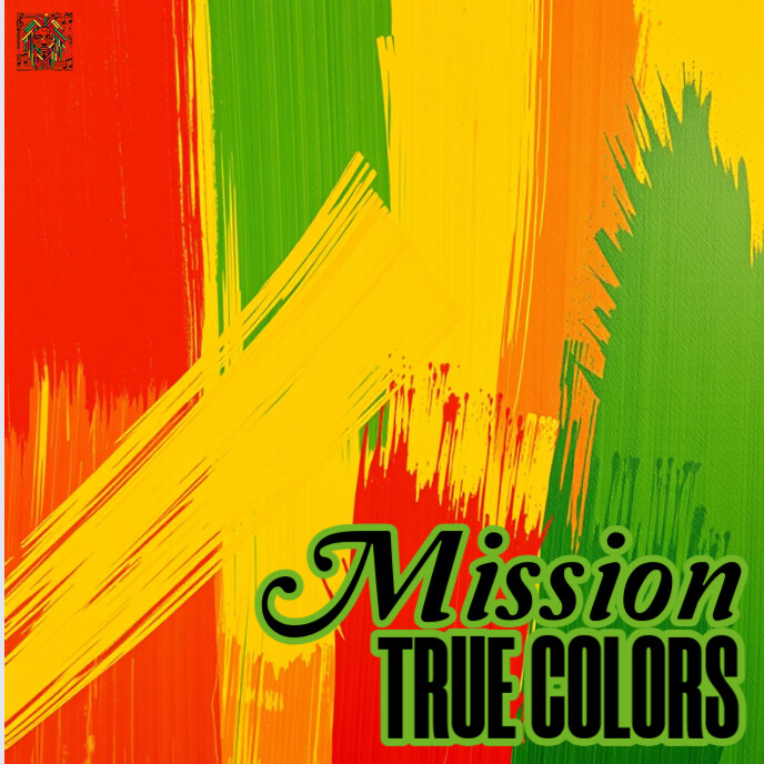 Copy of Geometric Rasta Colors Album Cover | PosterMyWall
