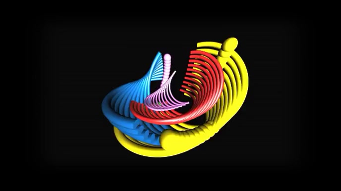 Geometric Rotating Swirl Abstract Template | PosterMyWall