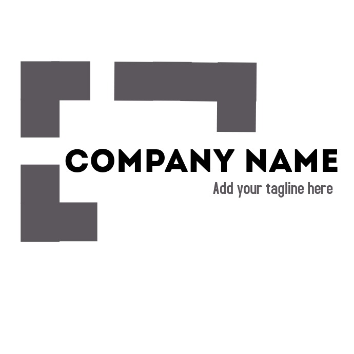 Geometrical square logo Template | PosterMyWall