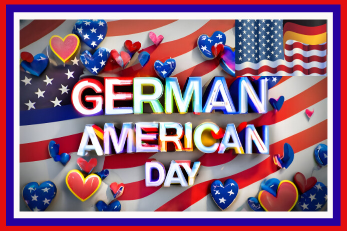 German American Day Posters Template | PosterMyWall