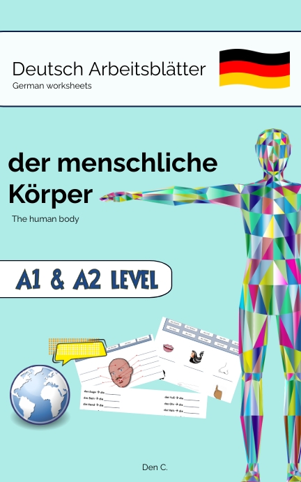 German Worksheets - Deutsch Arbeitsblätter Template | PosterMyWall