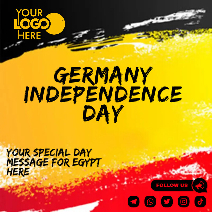 Germany independence day Template | PosterMyWall