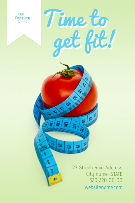 Get fit! Poster Template | PosterMyWall